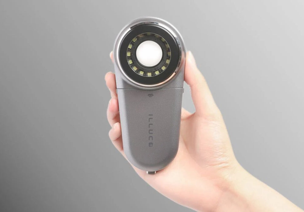 What is a dermatoscope and what does it see?